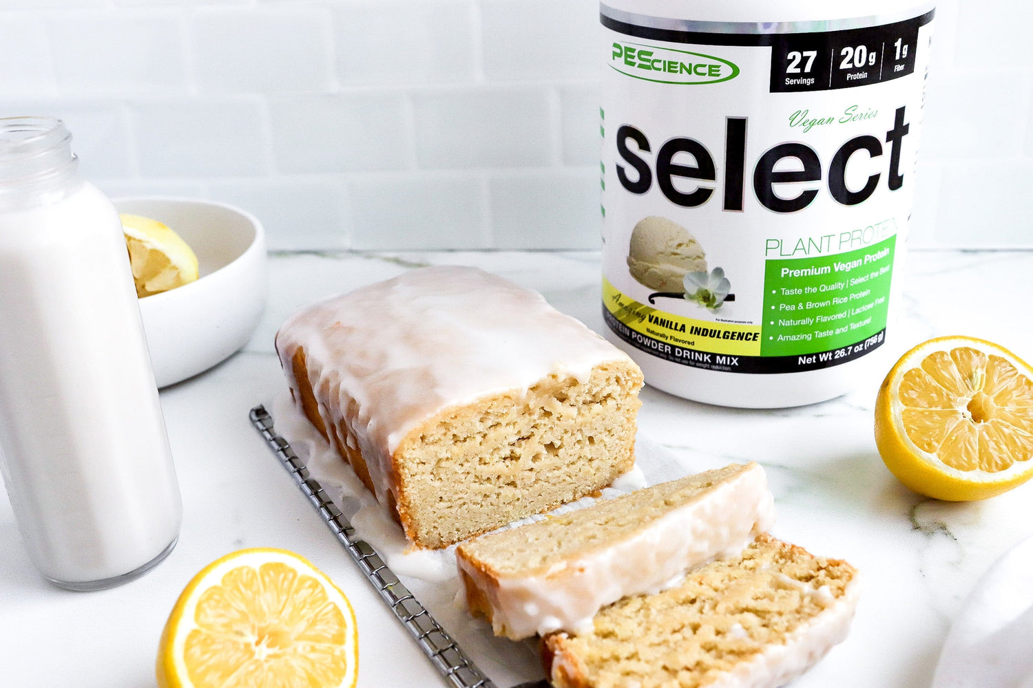 Vegan Protein Lemon Loaf – PEScience