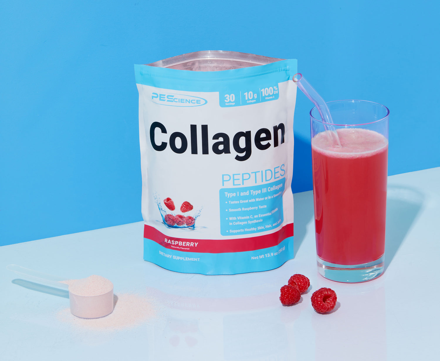 Collagen Peptides + Vitamin C | Skin, Joint & Bone Support – PEScience