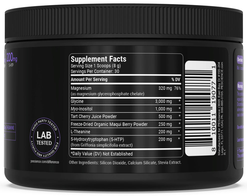 Haze Sleep Powder | Chelated Magnesium | 5-HTP | Melatonin-Free – PEScience