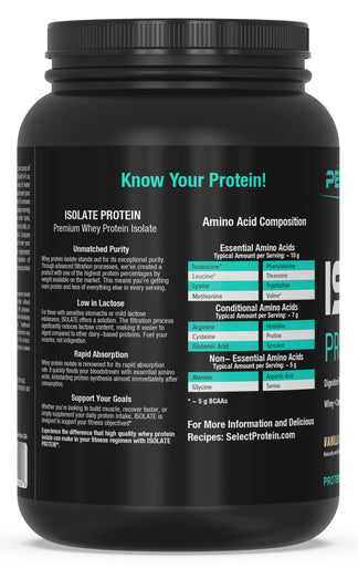 100% Whey Protein Isolate | 25g Protein | Digestion-Friendly Formula ...