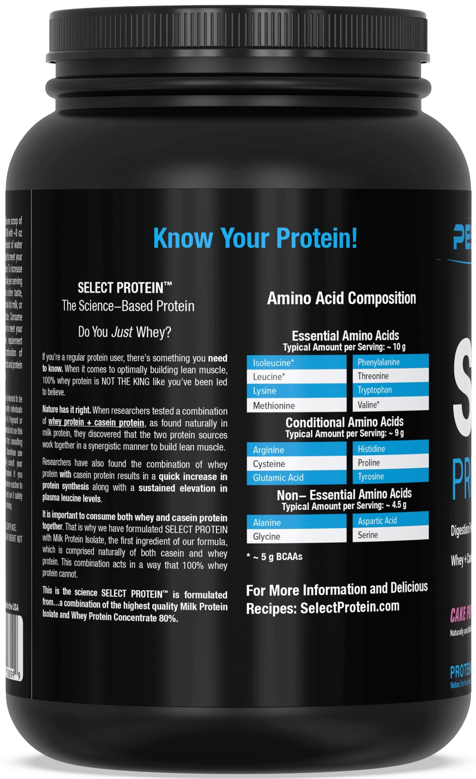 Select Protein | Whey + Casein Blend | Protein You'll Crave – PEScience