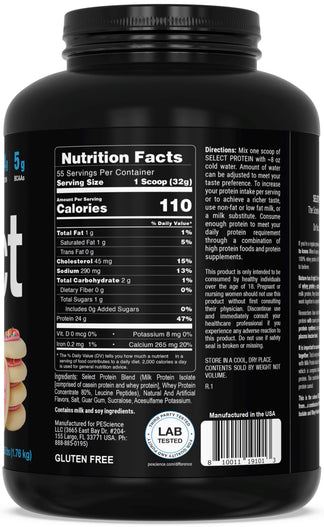 Select Protein | Whey + Casein Blend | Protein You'll Crave – PEScience