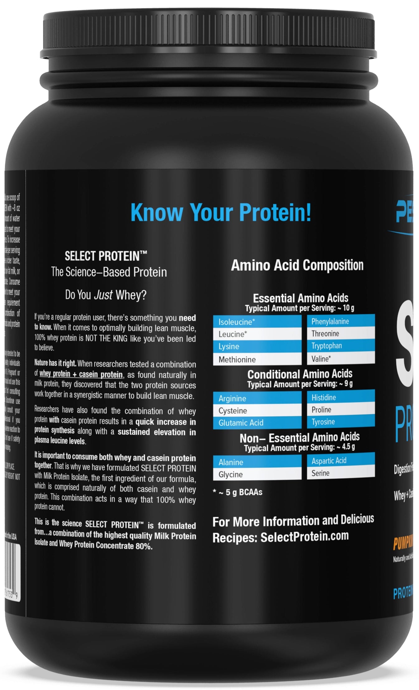 Select Protein Powder | Whey + Casein Blend | Protein You'll Crave ...