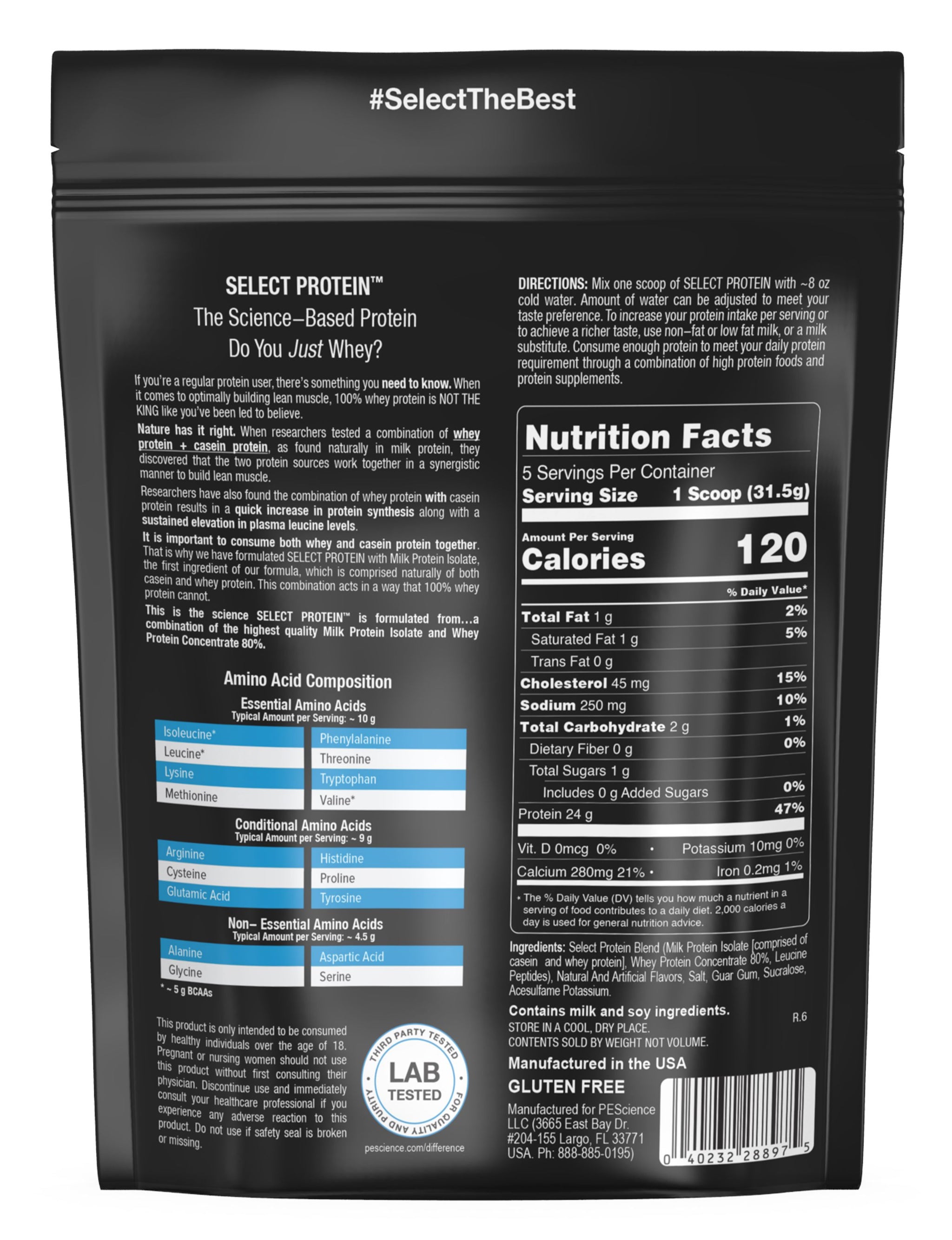 SELECT Protein - Variety Pack - Try 8 Flavors – PEScience