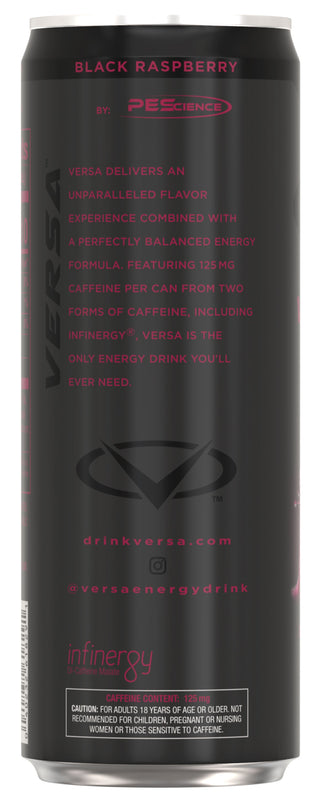 Versa Energy Drink | 125mg caffeine | 0 sugar | 200mg theanine – PEScience