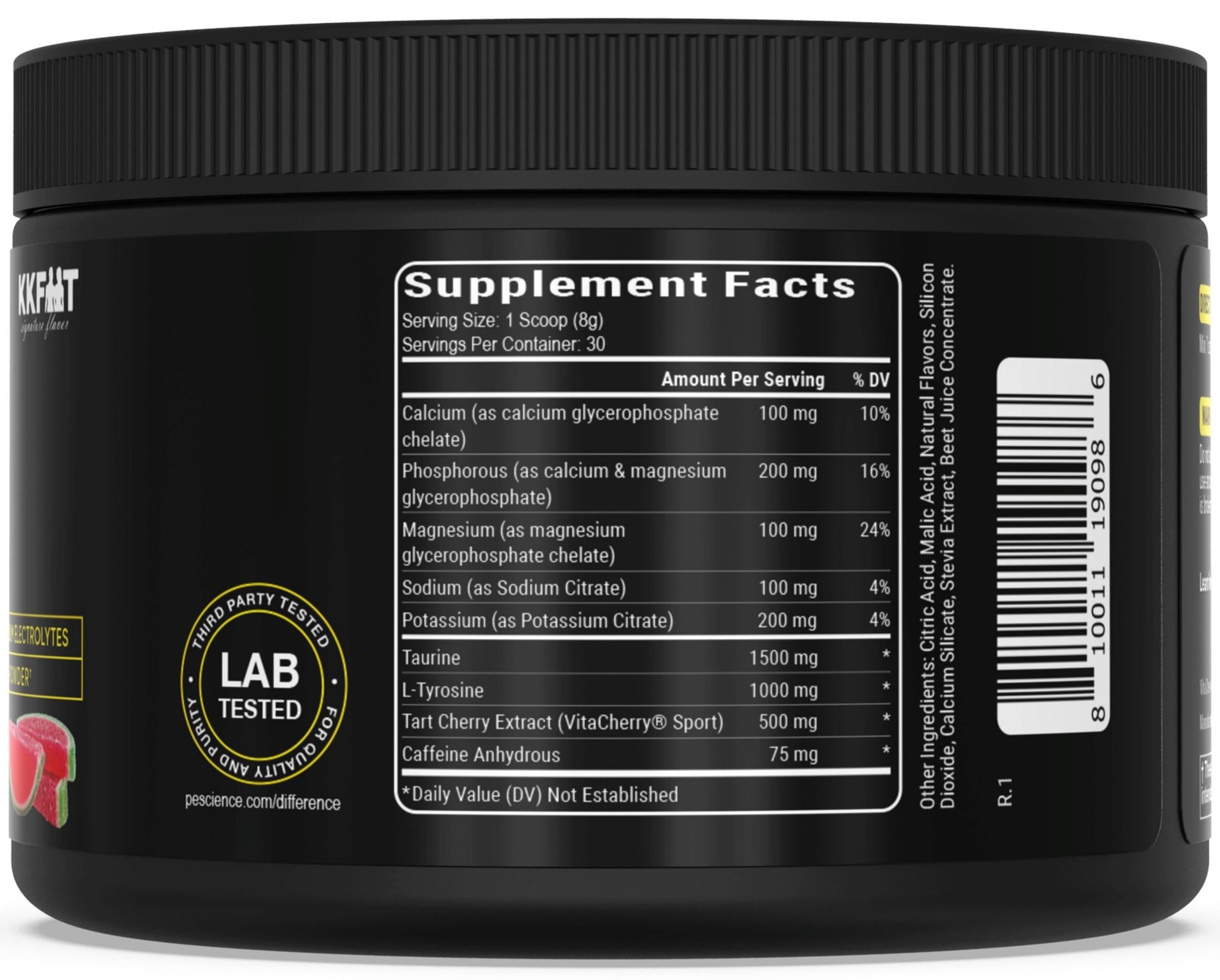 Versalyte CHARGED | 75 mg caffeine + electrolytes | KK FIT x PEScience