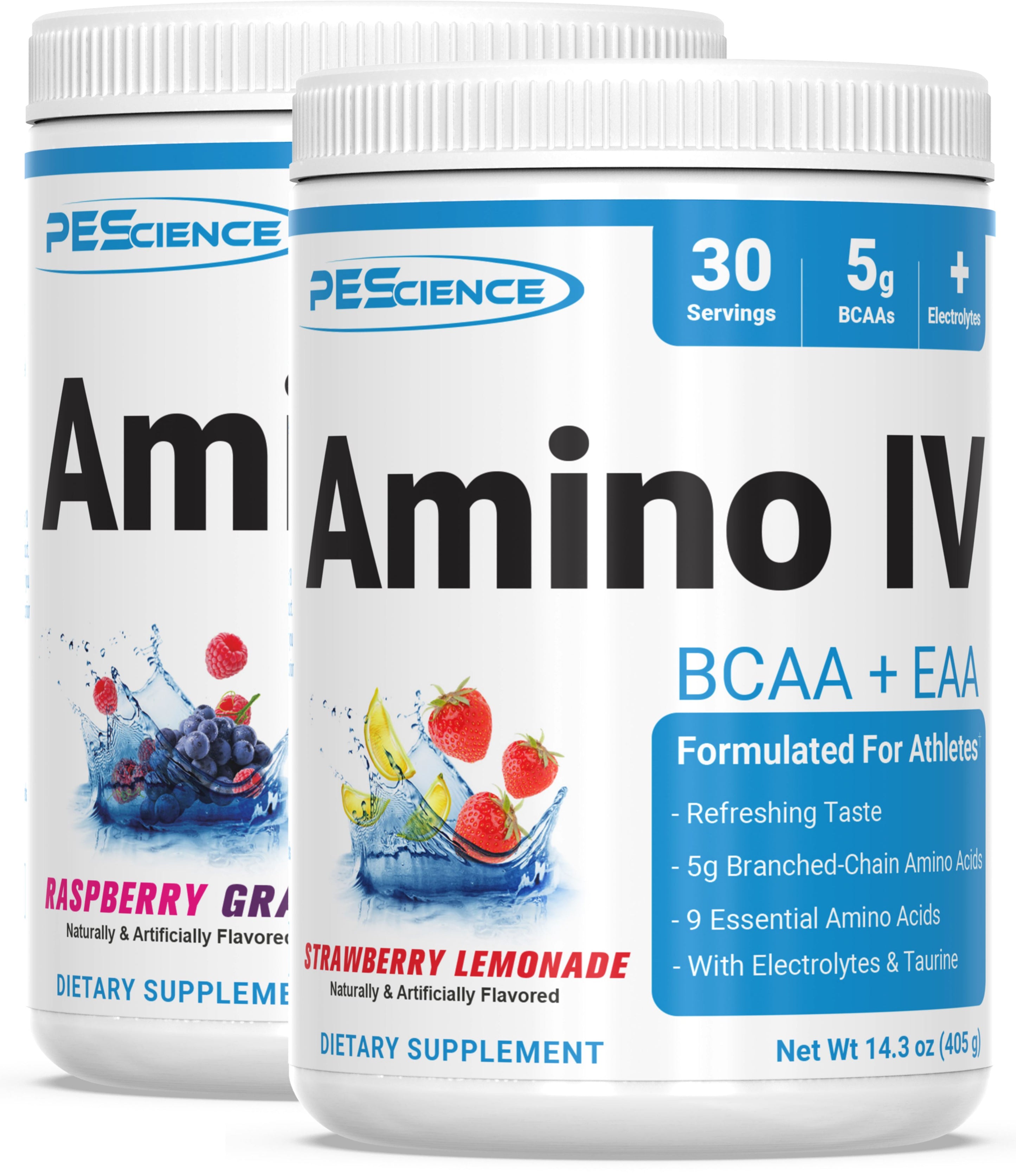 Amino IV 2-Pack | Save $10 on 2 | BCAAs, EAAs & Electrolytes – PEScience