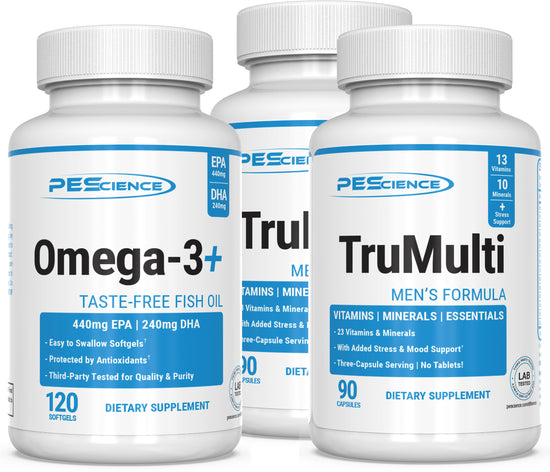 Essentials Stack | TruMulti & Omega-3+ | Daily Nutrient Stack – PEScience