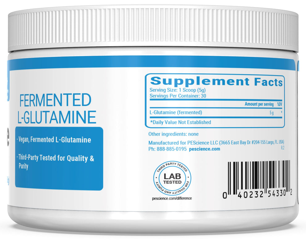TruGlutamine Powder | Fermented Vegan L-Glutamine Powder – PEScience